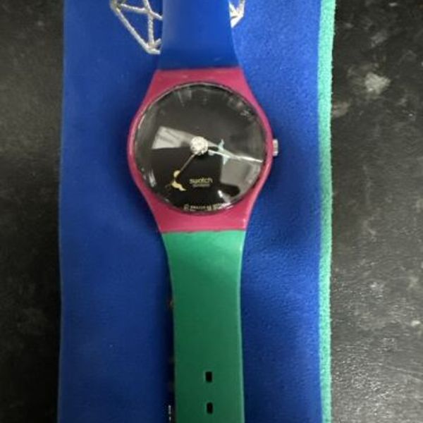 SWATCH WATCH GZ129 "CRYSTAL SURPRISE" 1994 SWATCH SPECIAL IN ORIGINAL ...