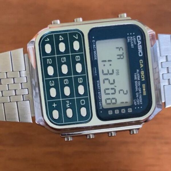 Casio blue CA-901 (134) excellent condition | WatchCharts Marketplace