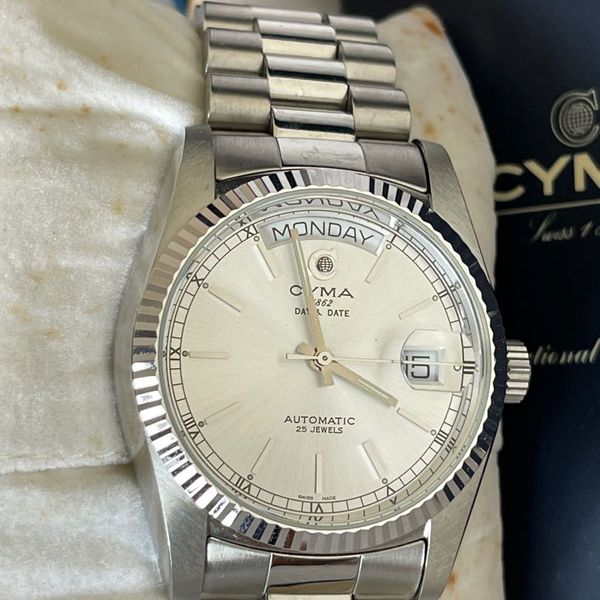 Cyma daydate | WatchCharts Marketplace