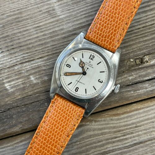 Rolex Oyster perpetual bubbleback chronometer 2940 gilt dial watch ...