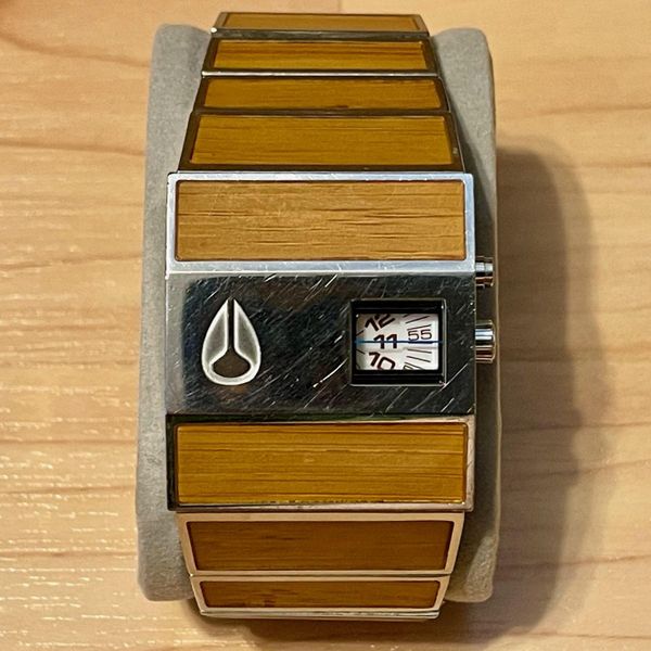 [WTS] Nixon Rotolog Direct Time Bamboo Wood Grain Men's Vintage Surf ...