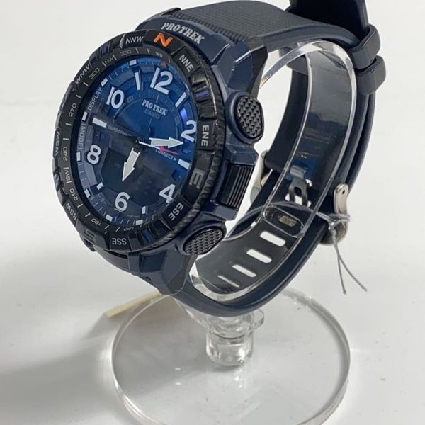 Casio PRO TREK PRT-B50 Quad Sensor Bluetooth Navy Black Watch w/Box ...
