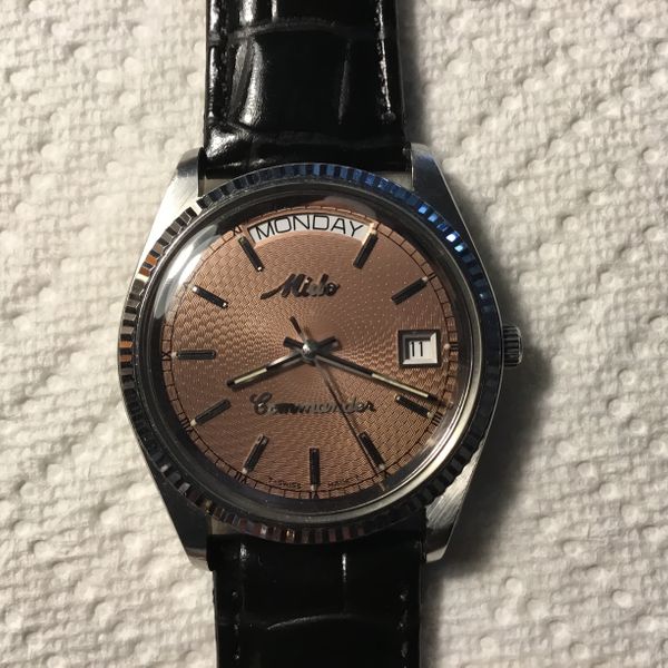 FS: Vintage Mido Automatic Salmon Dial Commander | WatchCharts