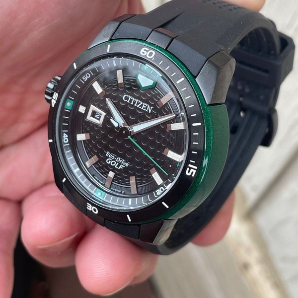 SOLD _ Citizen Golf Watch, Citizen Eco-Drive Ecosphere Golf Watch ...