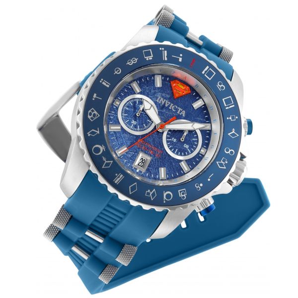 Invicta DC Comics Men's 50mm Superman Kryptonian Meteorite Dial Watch ...