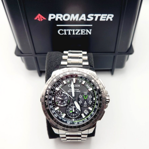 Citizen Eco-Drive Men's ProMaster Navihawk GPS Silver-Tone 47mm Watch ...