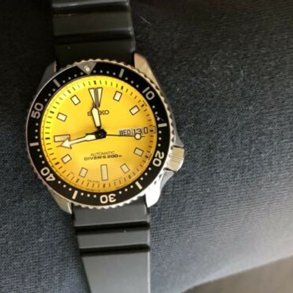 SKXA35 Seiko Automatic Diver's Watch Yellow 7S26 MALAYSIA "Bumblebee ...