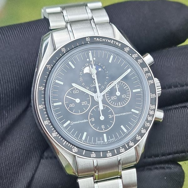 [2017] OMEGA SPEEDMASTER SPEED MASTER MOONPHASE MOON PHASE 3576 3576.50 ...