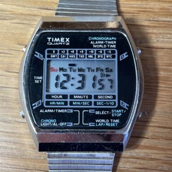 Vintage Timex K Cells LCD 1970s 1980s Gents Watch | WatchCharts Marketplace
