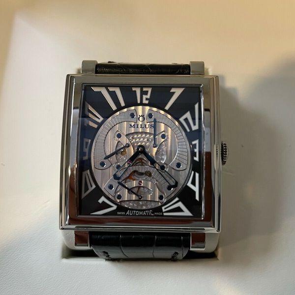 Milus Herios TriRetrograde HERT-SP02 with box and tag | WatchCharts ...