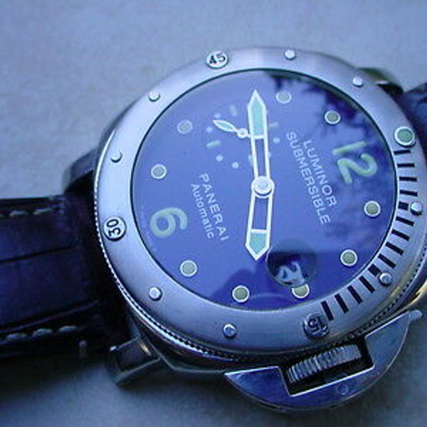 Panerai Submersible Pam24, Model OP6561 Box & Papers, Tritium Dial ...
