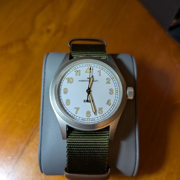 Hamilton Khaki Field Quartz 38mm H69401910. | WatchCharts Marketplace