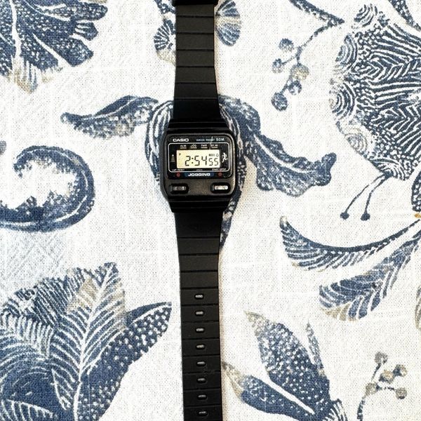 Vintage 1980s Japan CASIO Jogging Digital Watch 179 J-31W Original ...