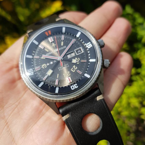[WTS] Extremely Rare and Weird Orient King Diver 0349-10672 Inner Bezel ...