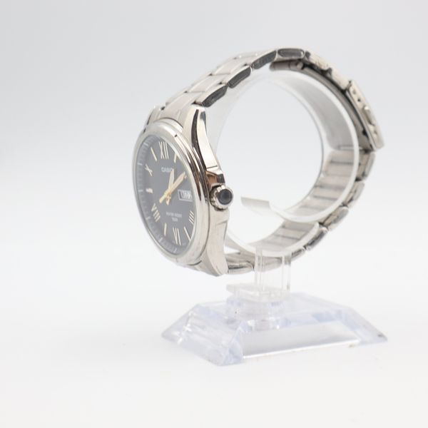 Casio Stainless Steel Quartz Watch with Roman Numerals | WatchCharts ...