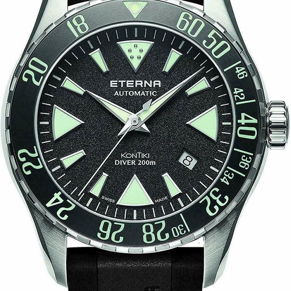 ETERNA KonTiki Diver 1290.41.49.1417 Men's Automatic Watch - BNIB ...