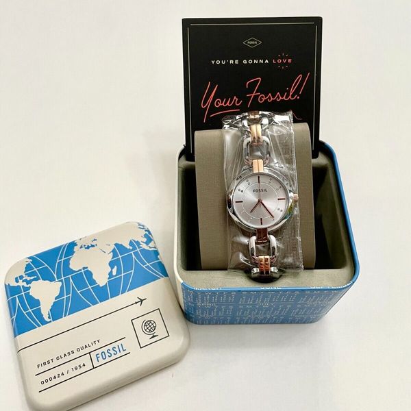 Fossil Women's Kerrigan Three-Hand Stainless Steel Watch BQ3341 ...