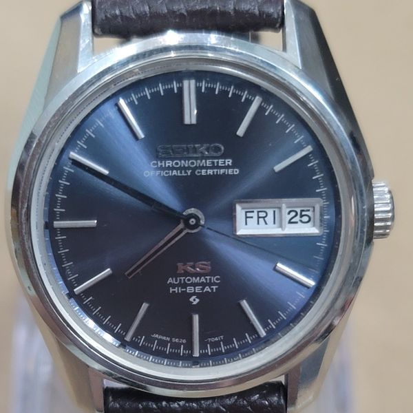 VINTAGE SEIKO KS CHRONOMETER 5626 HI BEAT AUTOMATIC 25J SS MEN WATCH | WatchCharts Marketplace