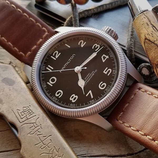 FS - Hamilton Pioneer Khaki Hand Wind H604190 | WatchCharts Marketplace