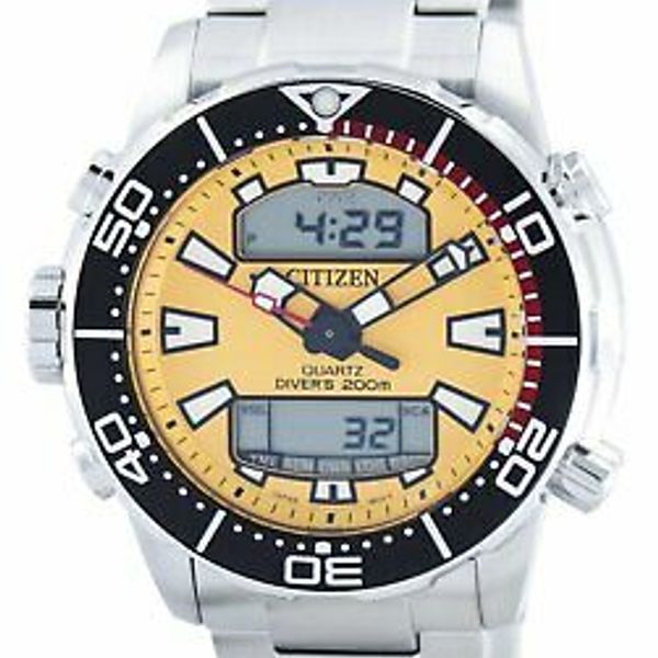 Citizen Aqualand Promaster Diver's 200M Analog Digital JP1090-86X Men's Watch | WatchCharts ...
