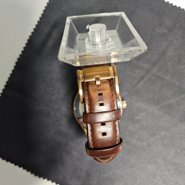 AUTOMATIC FOSSIL FENMORE MIDSIZE BROWN ROSE GOLD BQ2650 MENS WATCH ...