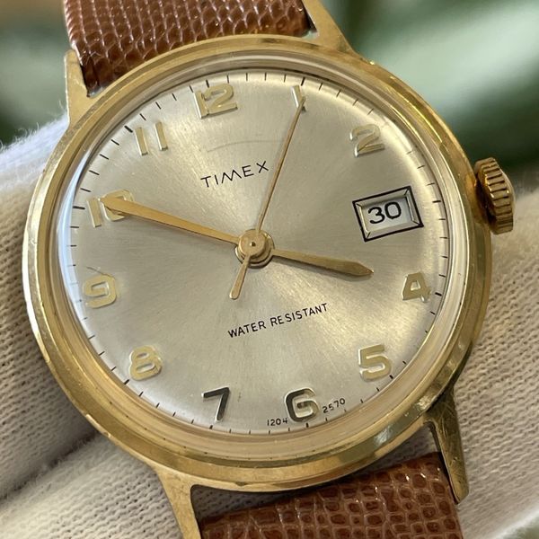 Vintage 1970 Timex Sprite* Series Date Mechanic Men's Watch Serviced ...