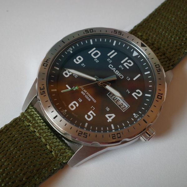 Casio Solar Powered Men's Watch - MTP-S120L-3AVCF | WatchCharts Marketplace