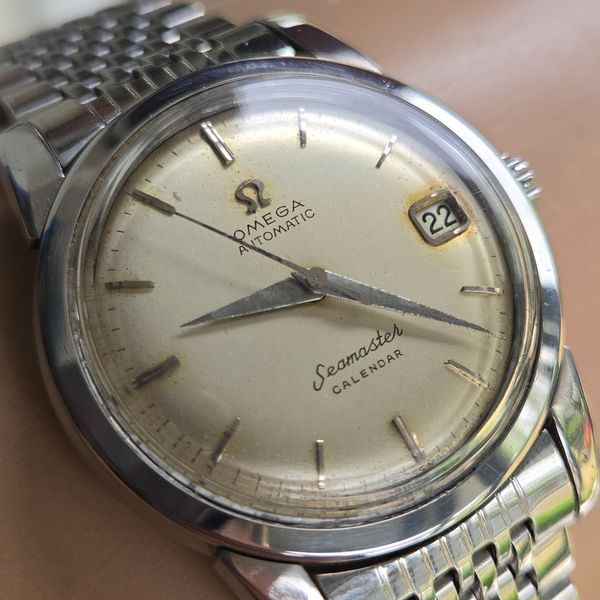 Vintage Omega Seamaster Calendar 2849-4 SC men's automatic watch 1956 ...