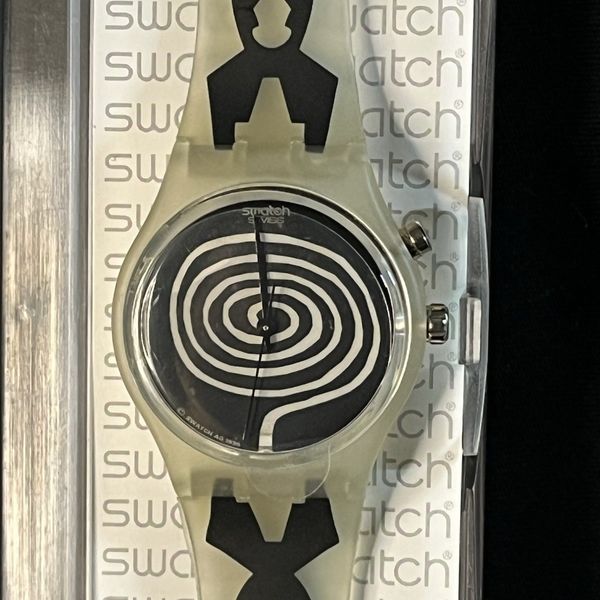 Swatch Loomi Watch SIGNALITE GK903 Glow in Dark w Case Vtg 1997 90s AS-IS | WatchCharts Marketplace