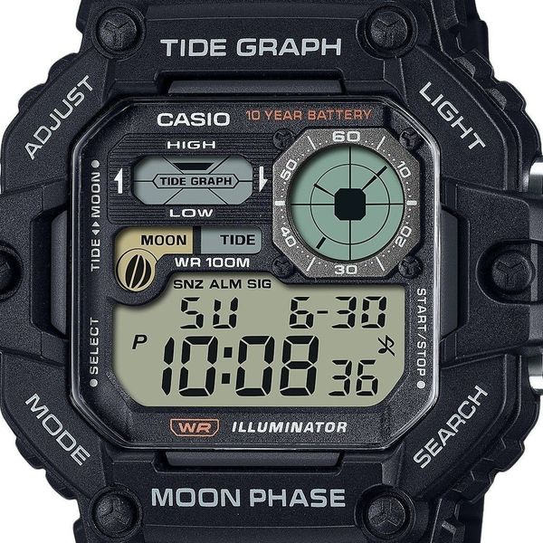 Casio Standard Digital Graph Sports Quartz 100M Men's Watch WS-1700H ...