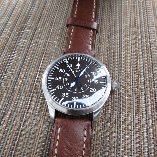 Tisell Pilot watch B dial Flieger watch 40mm | WatchCharts Marketplace