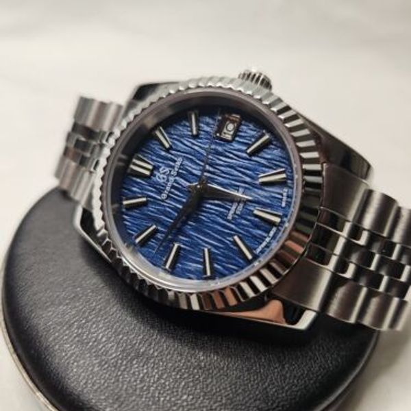 Grand Seiko Mod Blue Birch | WatchCharts Marketplace