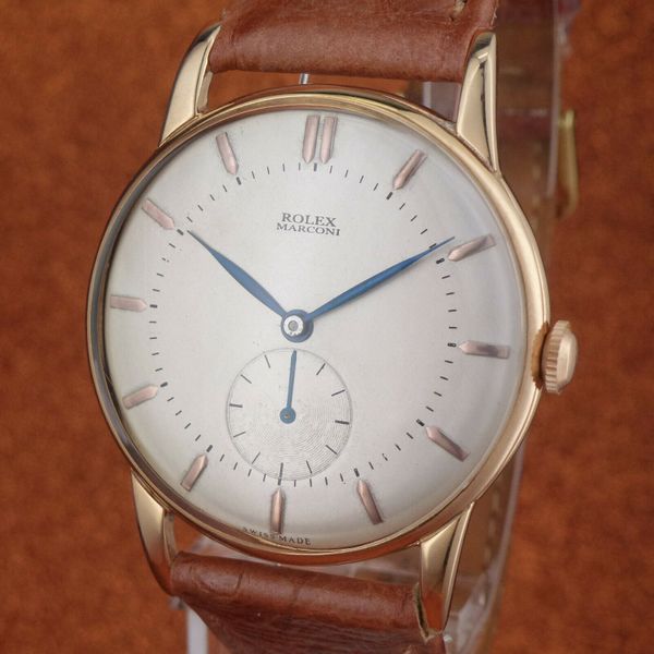 Elegant Vintage ROLEX-MARCONI - Big Size 35mmØ - from 1947 ...