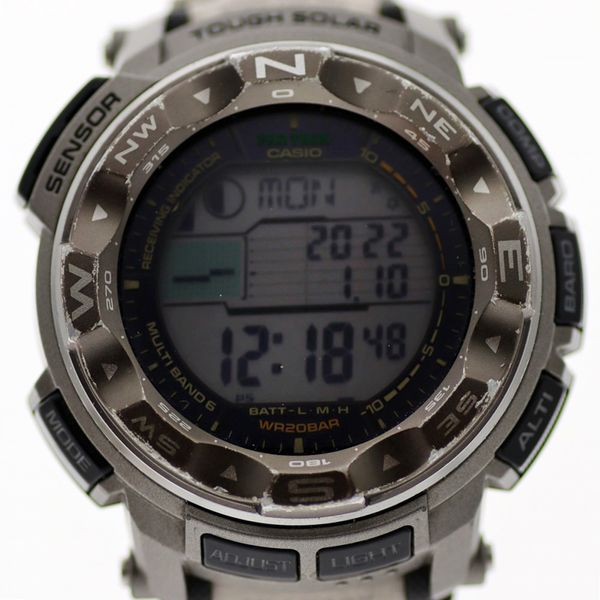 [Used] CASIO Casio PRW-2500T Pro Trek Duplex LC Display Digital Clock ...