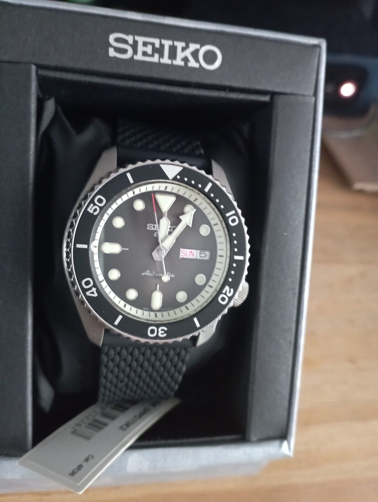 Seiko 5 Sports Men's Black Watch - SRPD73K2 | WatchCharts Marketplace