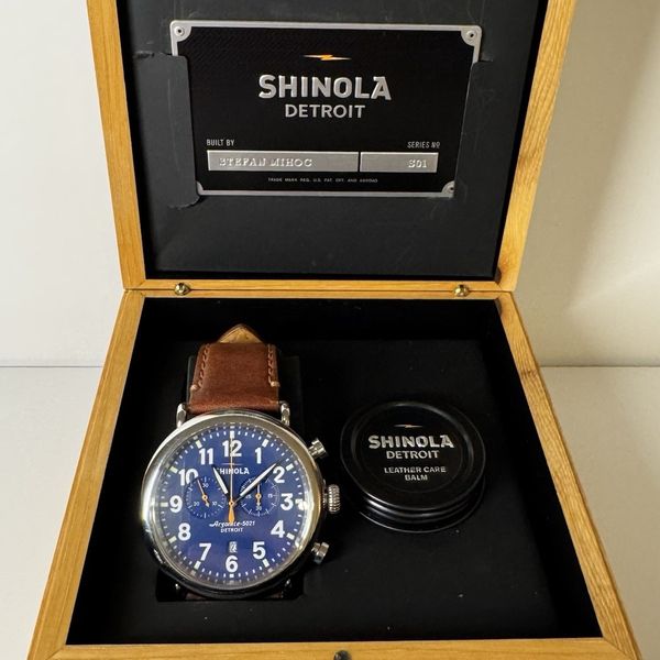 Shinola Watch Argonite -5021 Detroit | WatchCharts Marketplace