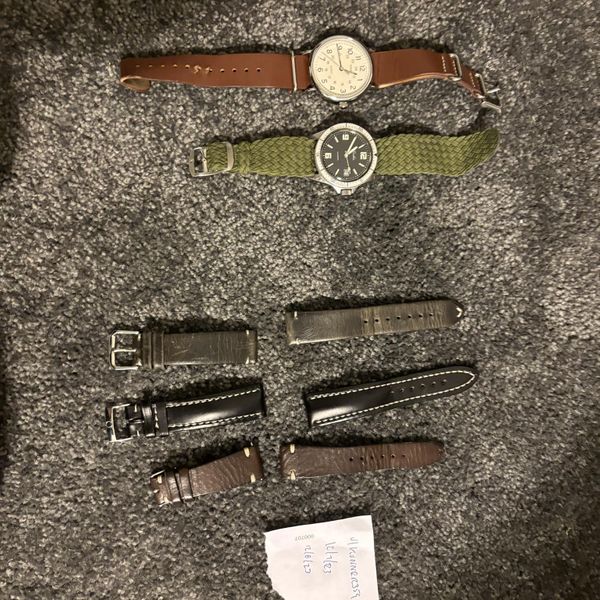 [WTS] rios shell cordovan 20mm strap. Omega buckle | WatchCharts ...
