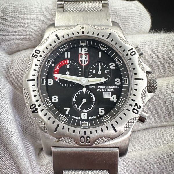 Luminox Series 8100 Navy Seal Evo Diver Professional 200m Chronograph ...