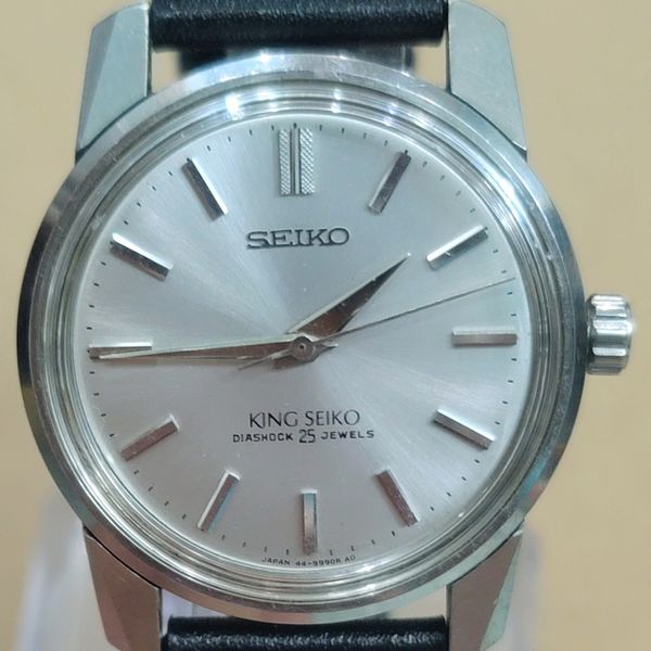 Vintage SEIKO Hand-Winding Watch/ KING SEIKO 44-9990 25J SS Janpan Men Watch | WatchCharts ...