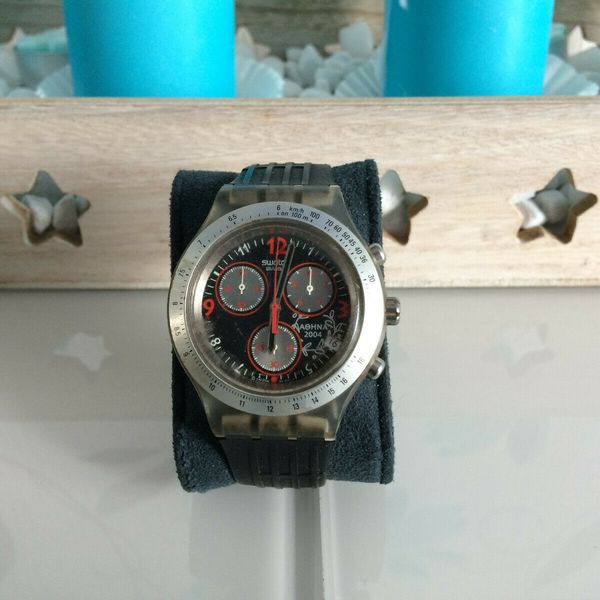 Swatch Swiss Aohna 2004, Armbanduhr, Olympic Chronograph, Herren, Damen ...