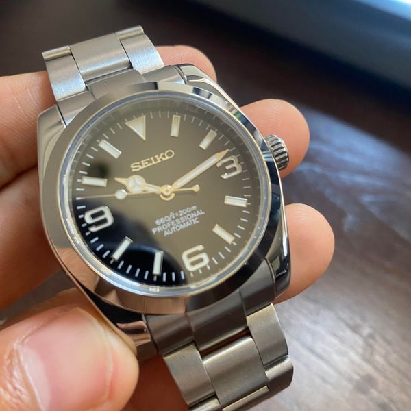 [WTS] Custom Seiko Mod "Explorer" Homage 36mm | WatchCharts