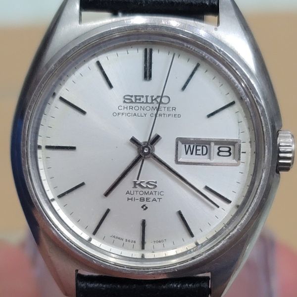 VINTAGE SEIKO KS CHRONOMETER 5626 HI BEAT AUTOMATIC 25J SS MEN WATCH | WatchCharts Marketplace