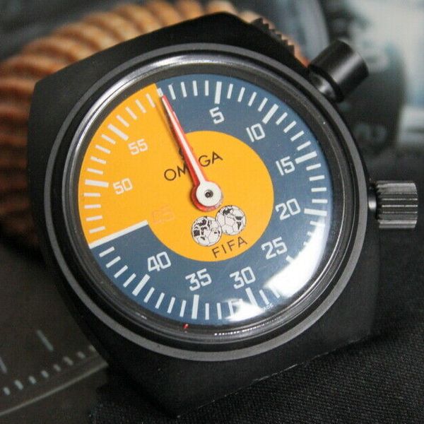 Omega Retro Vintage Football Fifa Referees Watch 1979 PVD Steel ...
