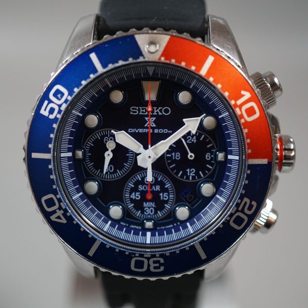 [WTS] Seiko Prospex SSC019 V175 Pepsi Divers 200M Solar Quartz Watch ...