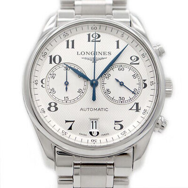 LONGINES Master Collection Chronograph L2.629.4.78.6 Silver SS Men ...