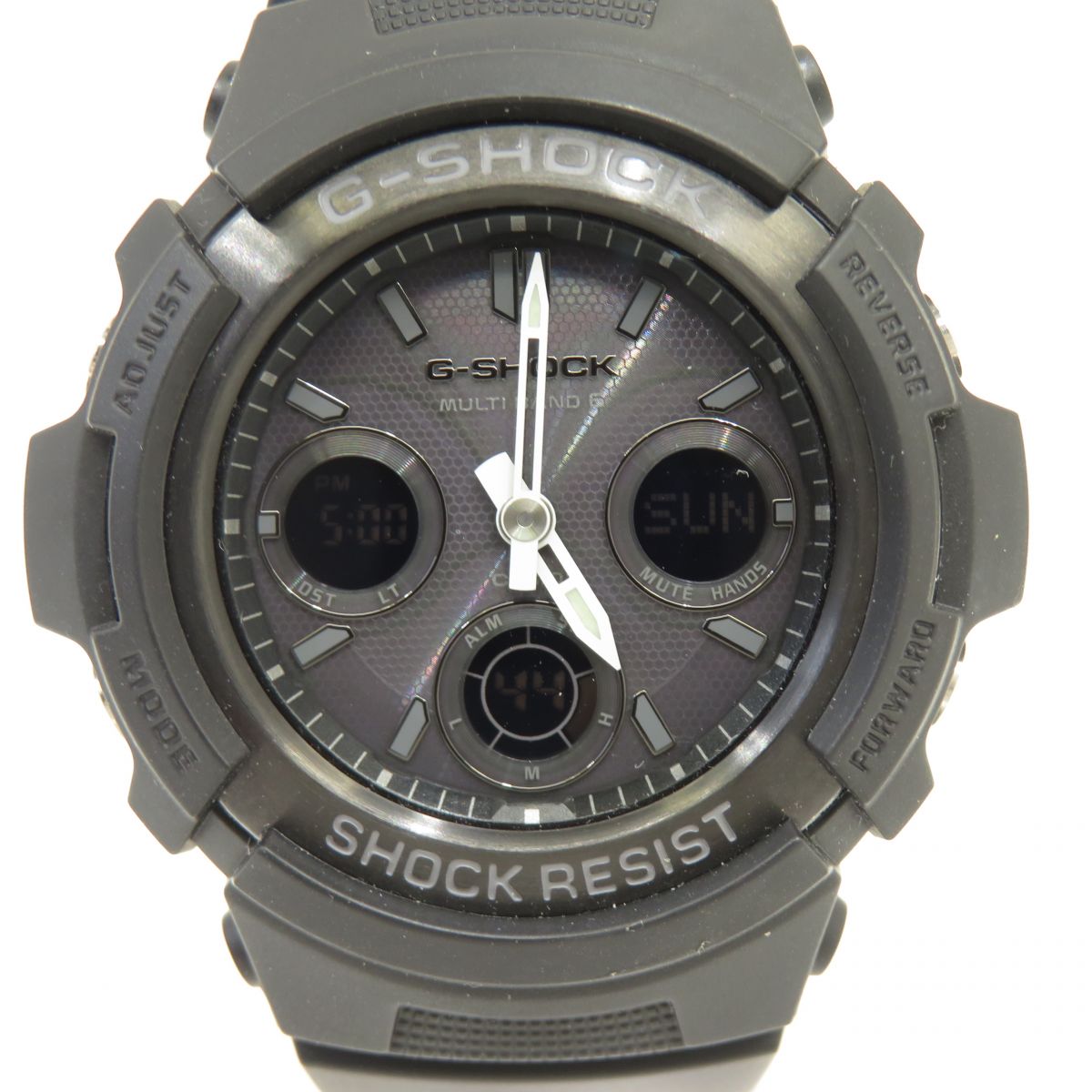 CASIO Casio G-SHOCK AWG-M100B-1A tough solar watch parallel import ...