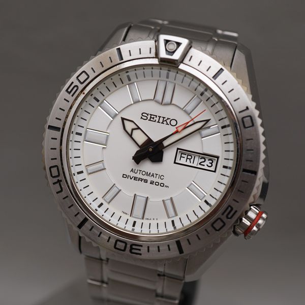 [WTS] Seiko SKZ323J1 7S26 White Dial Stargate Divers 200M Automatic ...
