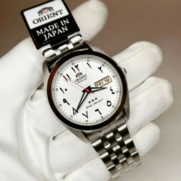 ORIENT WATCH SAB0D005B8 ARABIC AUTOMATIC Silver Dial NEW MADE JAPAN ...