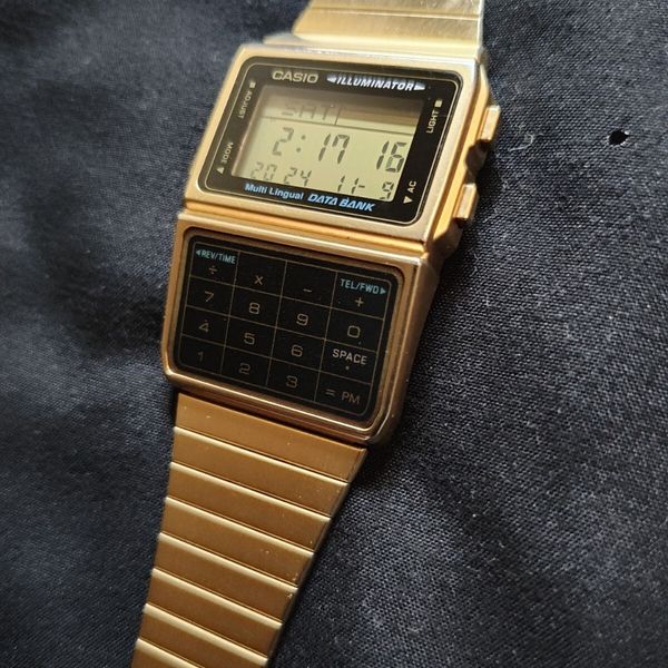 Casio Calculator Gold Watch | WatchCharts Marketplace