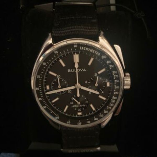 Bulova Moon Chronograph Apollo Lunar Pilot Special Edition Men Watch ...